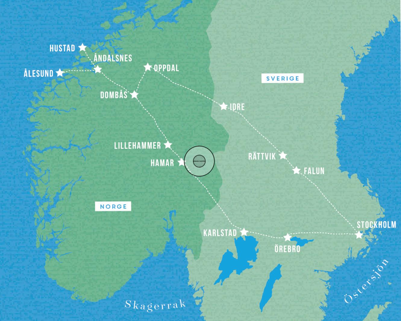 Roadtrip bland fjordar och berg i Norge - Vagabond