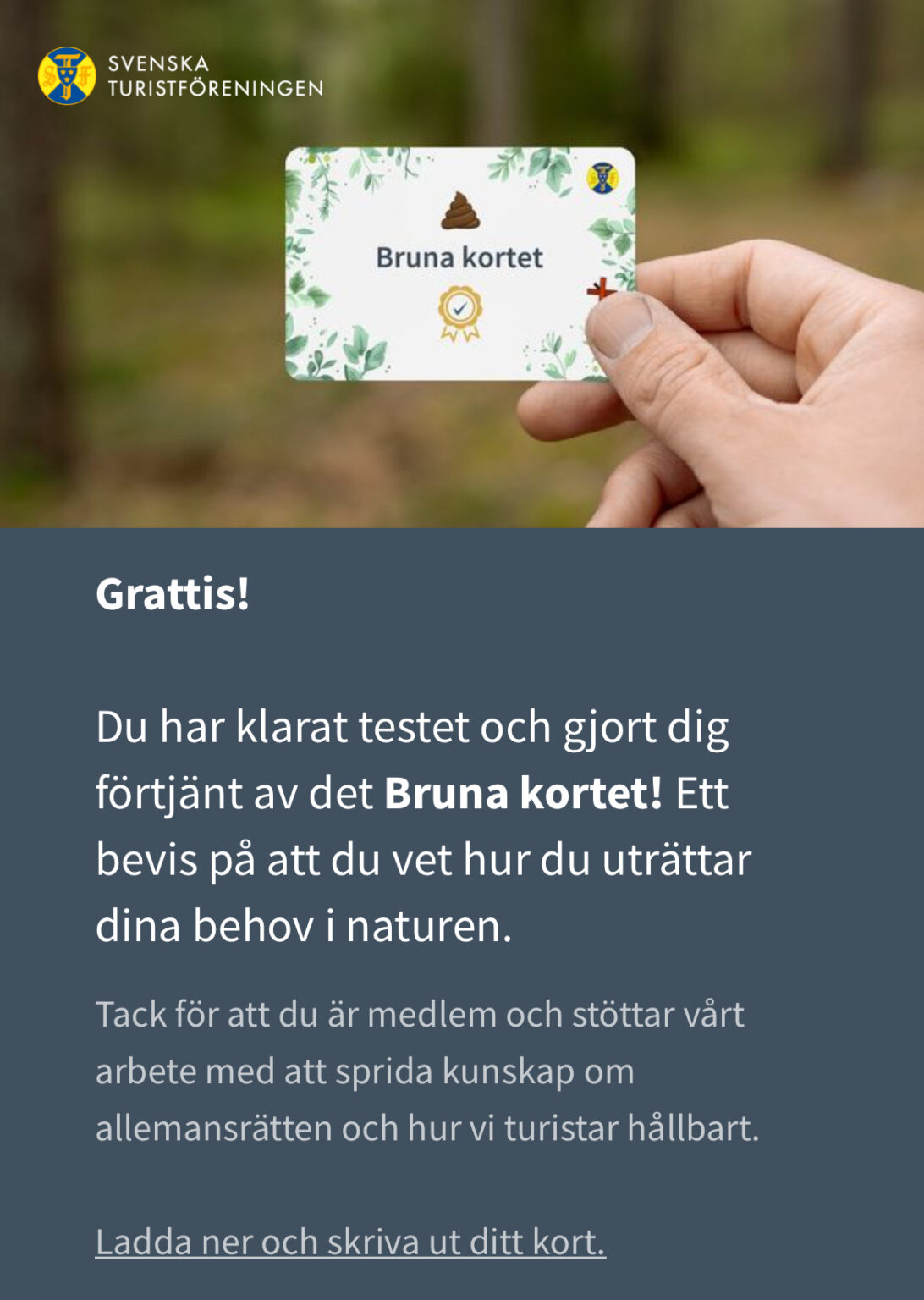 Klarar du STF:s bajstest för att få Bruna-kortet? - Vagabond