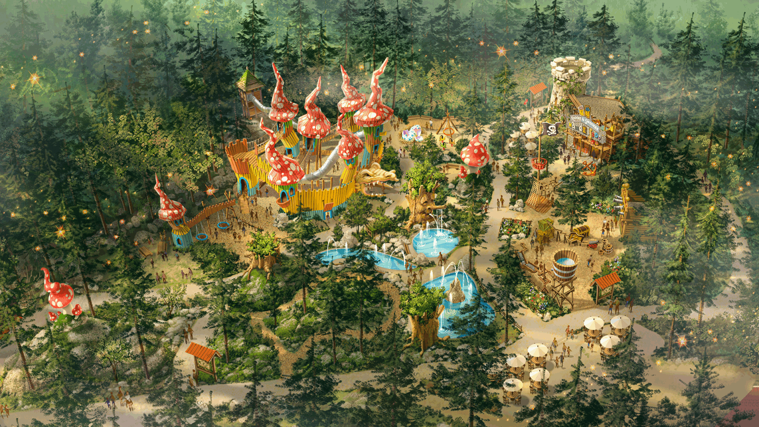 Bamses Värld firar 10 år med invigning av Trollskogen - Vagabond